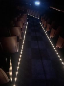 Centennial Middle School Auditorium LED Aisle Lights - Premier Lighting