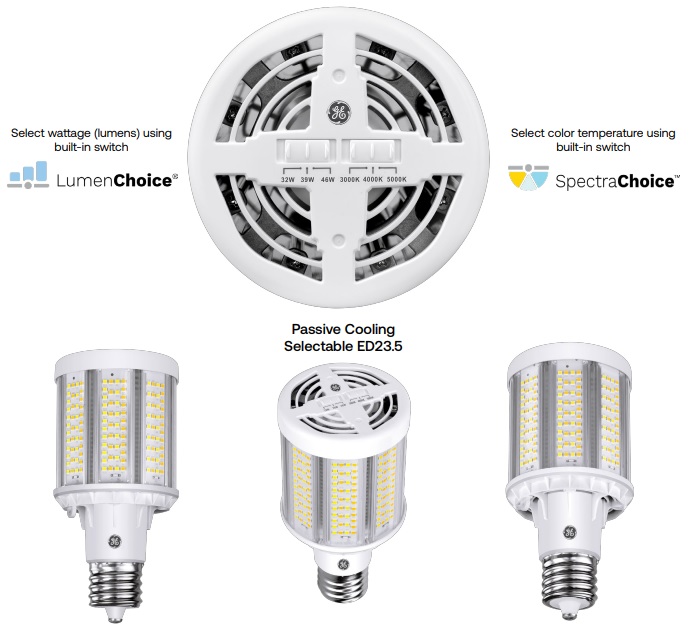 GE Current Passive Cooling LED HPS Replacements 1800K/2200K/2700K ...